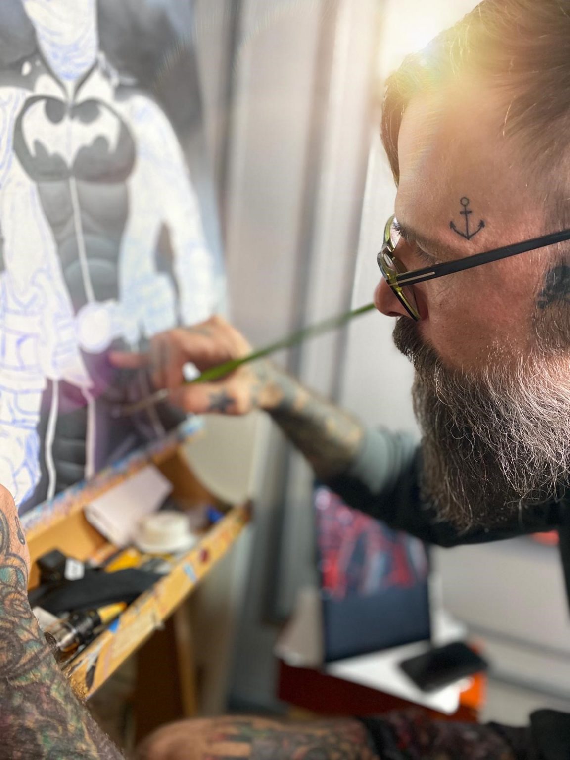 Jason Ackerman: Professional Tattoo maker uses canvas to give his views ...